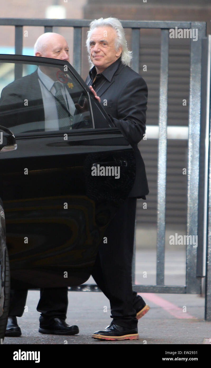 Peter Stringfellow outside ITV Studios Featuring: Peter Stringfellow ...