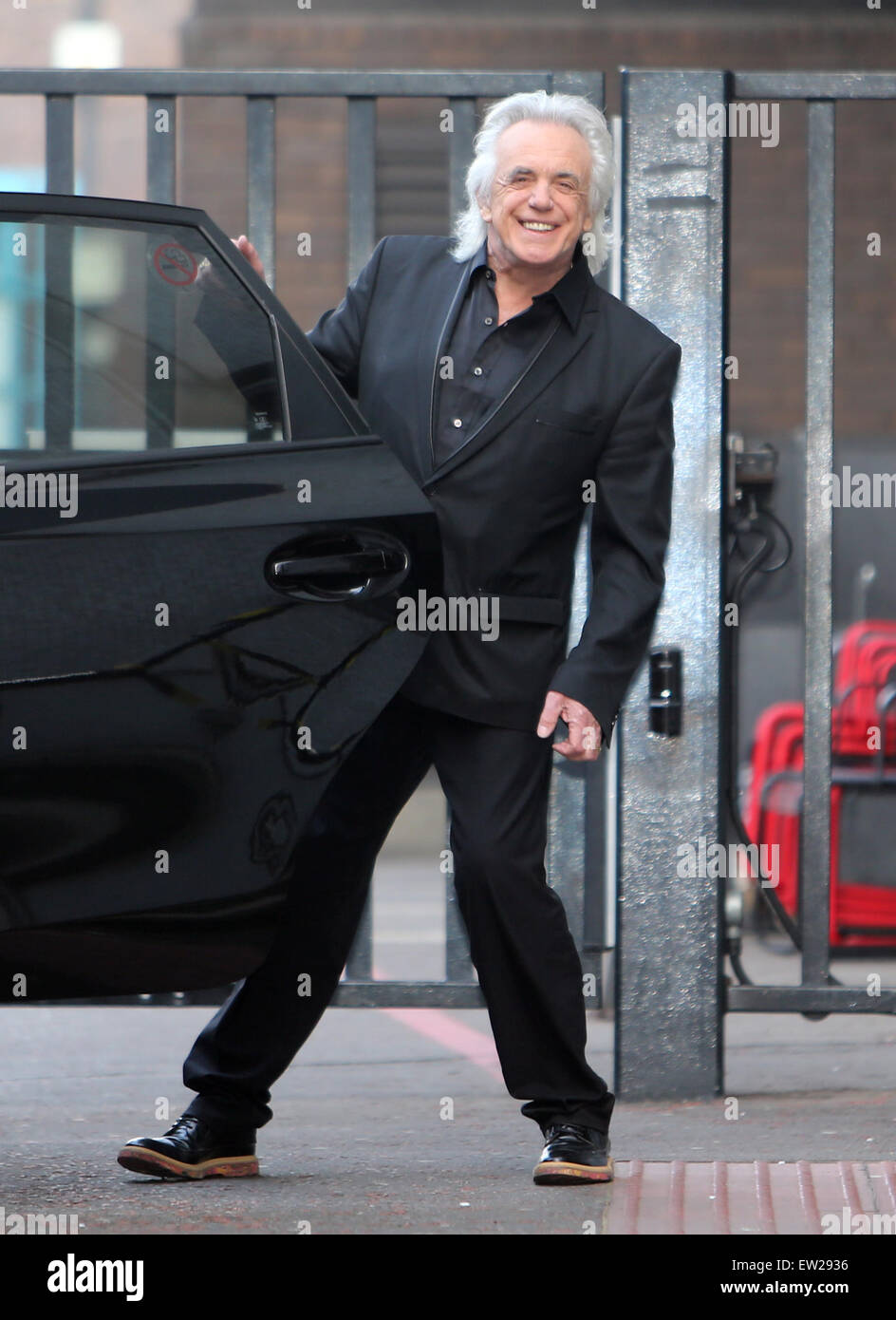 Peter Stringfellow outside ITV Studios Featuring: Peter Stringfellow ...