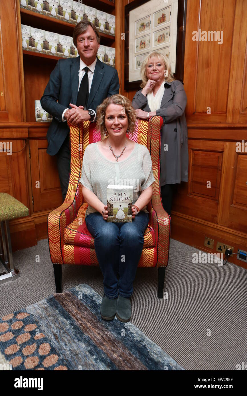 Richard Madeley and Judy Finnigan celebrate with Tracy Rees, the winner ...