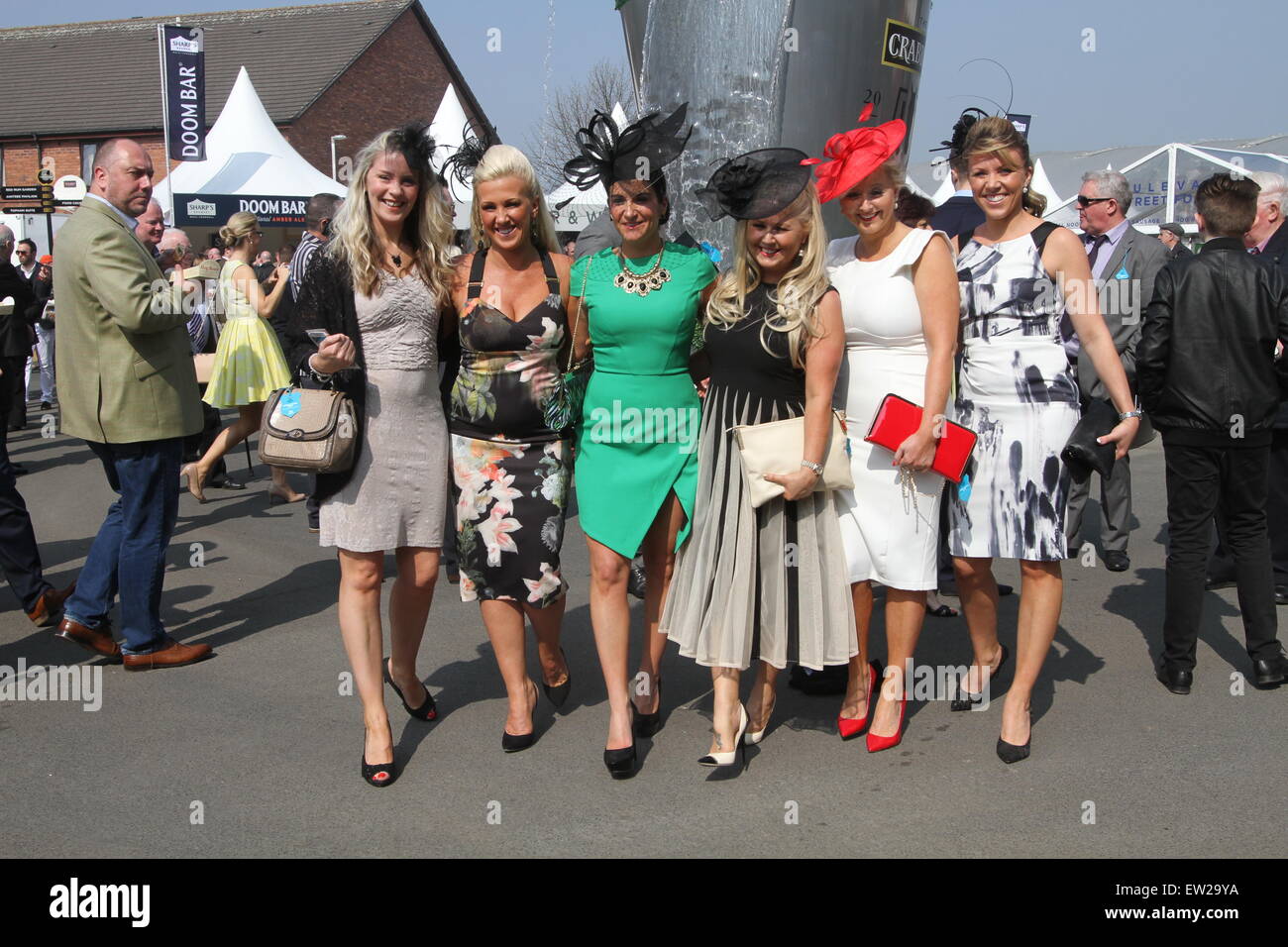 The Grand National Aintree Festival 2015 - Day 1 Featuring: Atmosphere ...