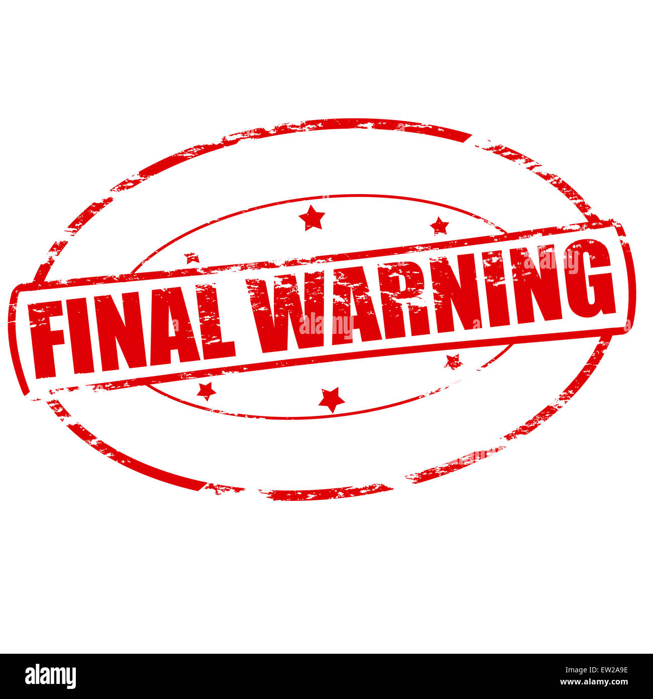Final warning hi-res stock photography and images - Alamy
