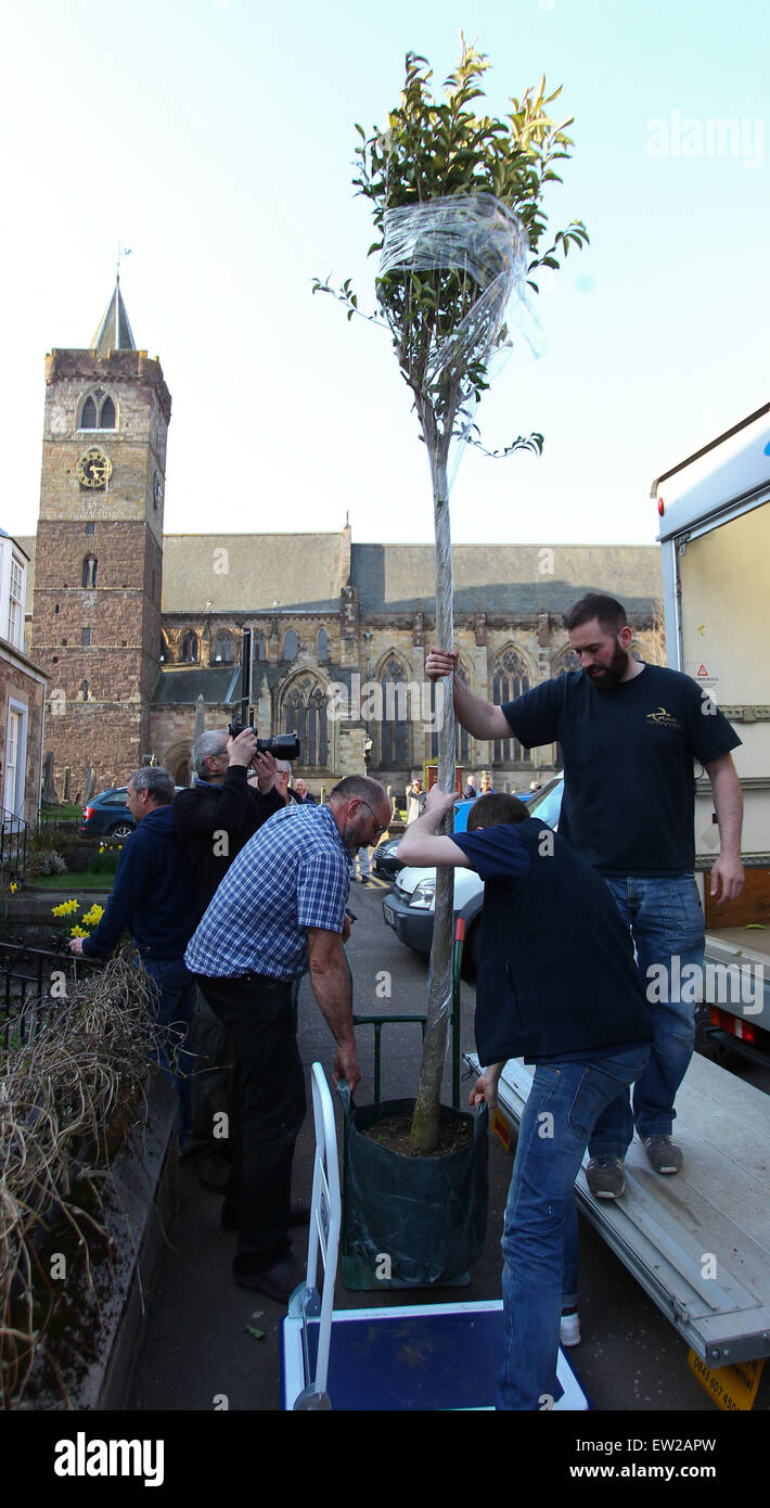 Andy Murray wedding - General views of Dunblane Cathedral and ...