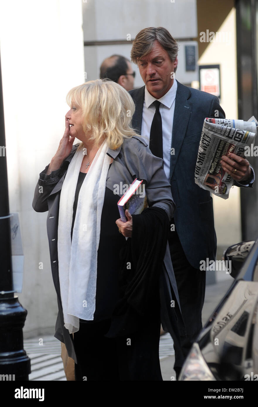 Richard Madeley and Judy Finnigan at The BBC Featuring: Judy Finnigan ...
