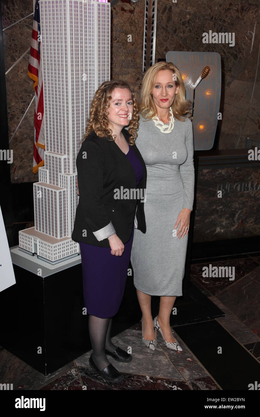 J.K. Rowling illuminates The Empire State Building to mark the USA ...