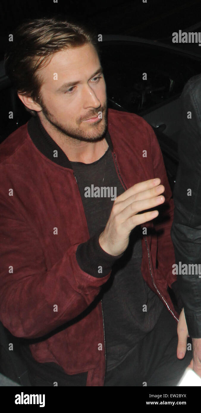 Ryan Gosling and Matt Smith at the Curzon cinema in Chelsea Featuring ...