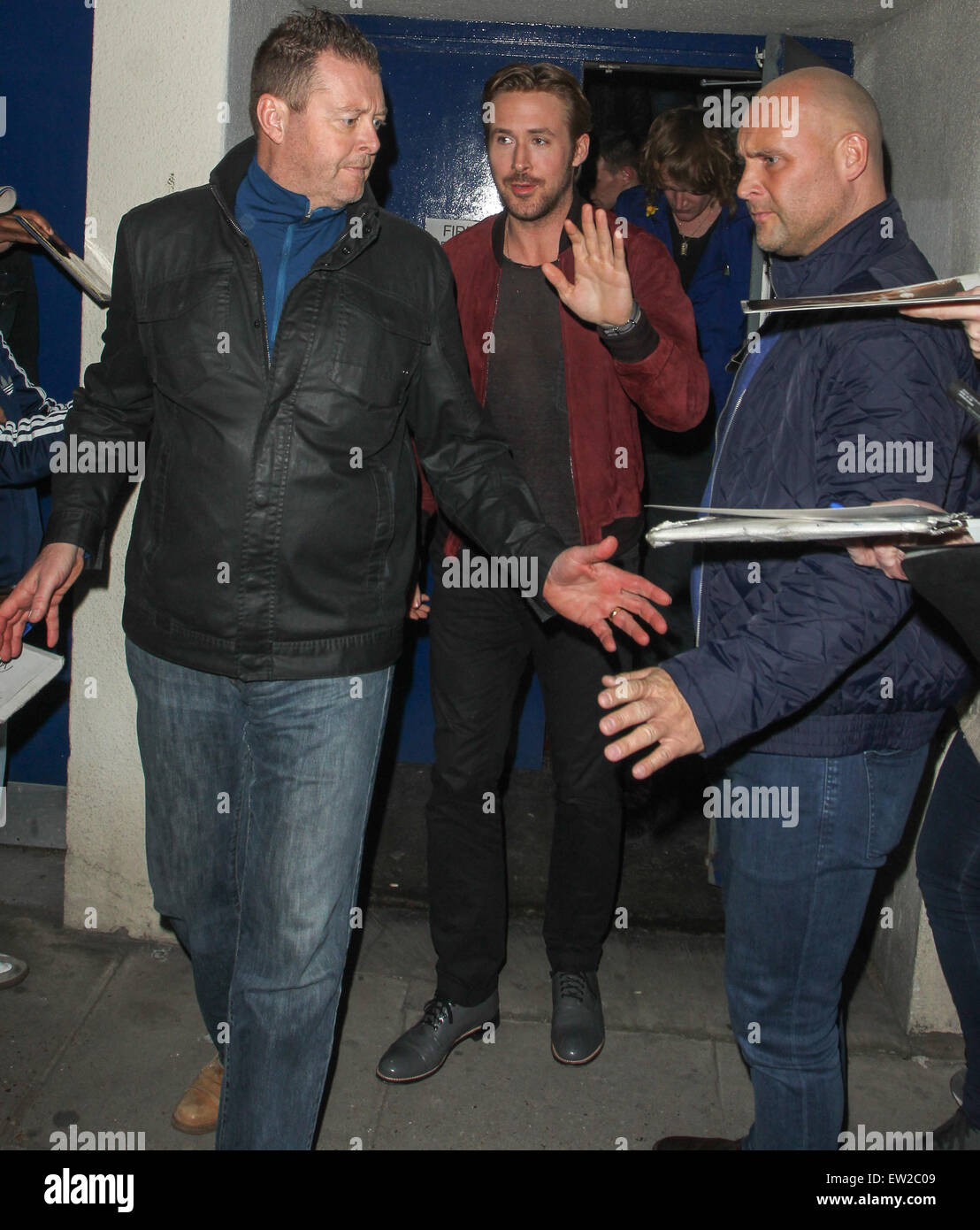 Ryan Gosling and Matt Smith at the Curzon cinema in Chelsea Featuring ...