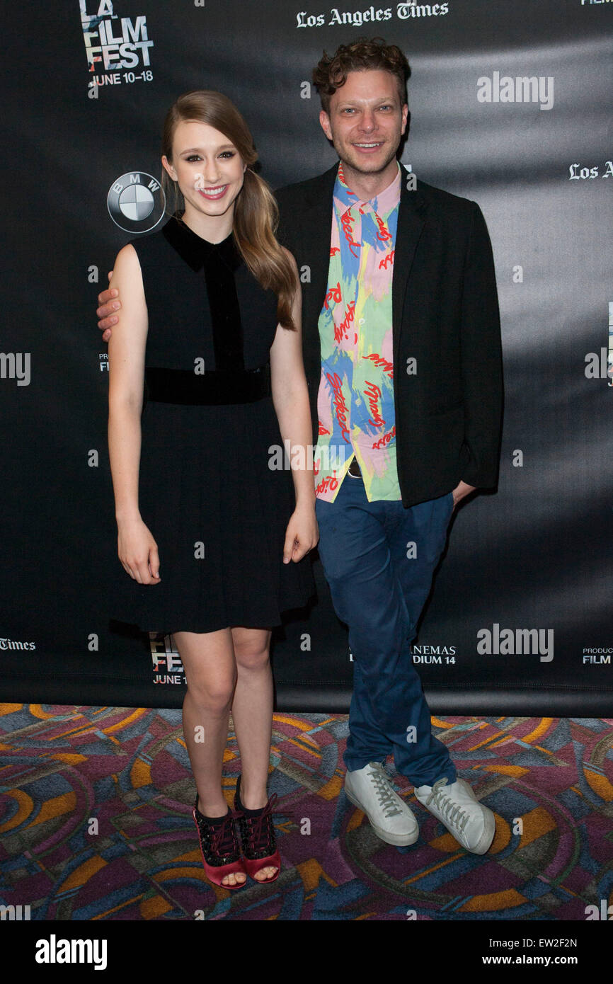 Los Angeles, California, USA. 16th June, 2015. Taissa Farmiga; Todd ...