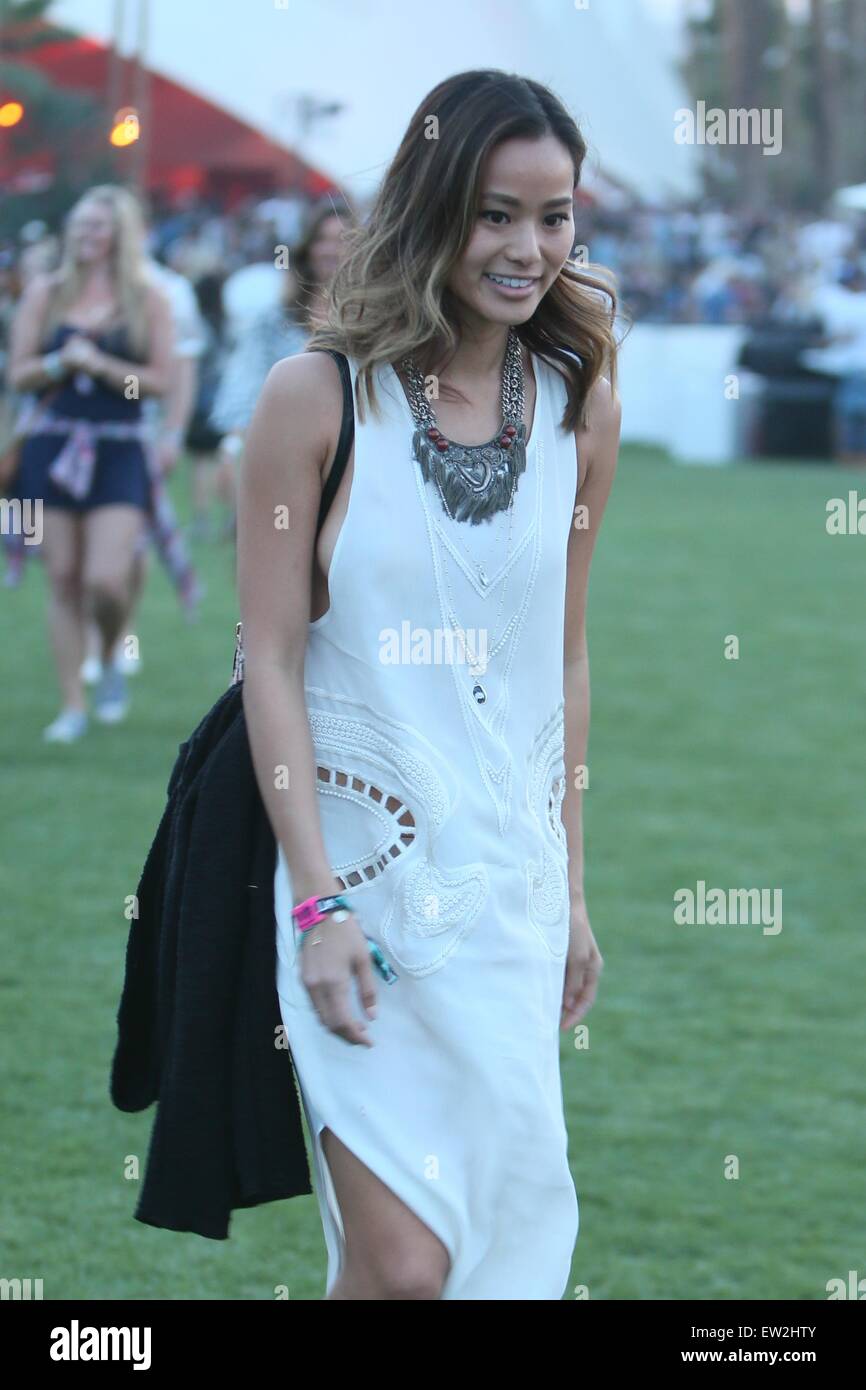 Jamie Chung at Coachella 2015 - Week 1 - Day 1 Featuring: Jamie Chung ...