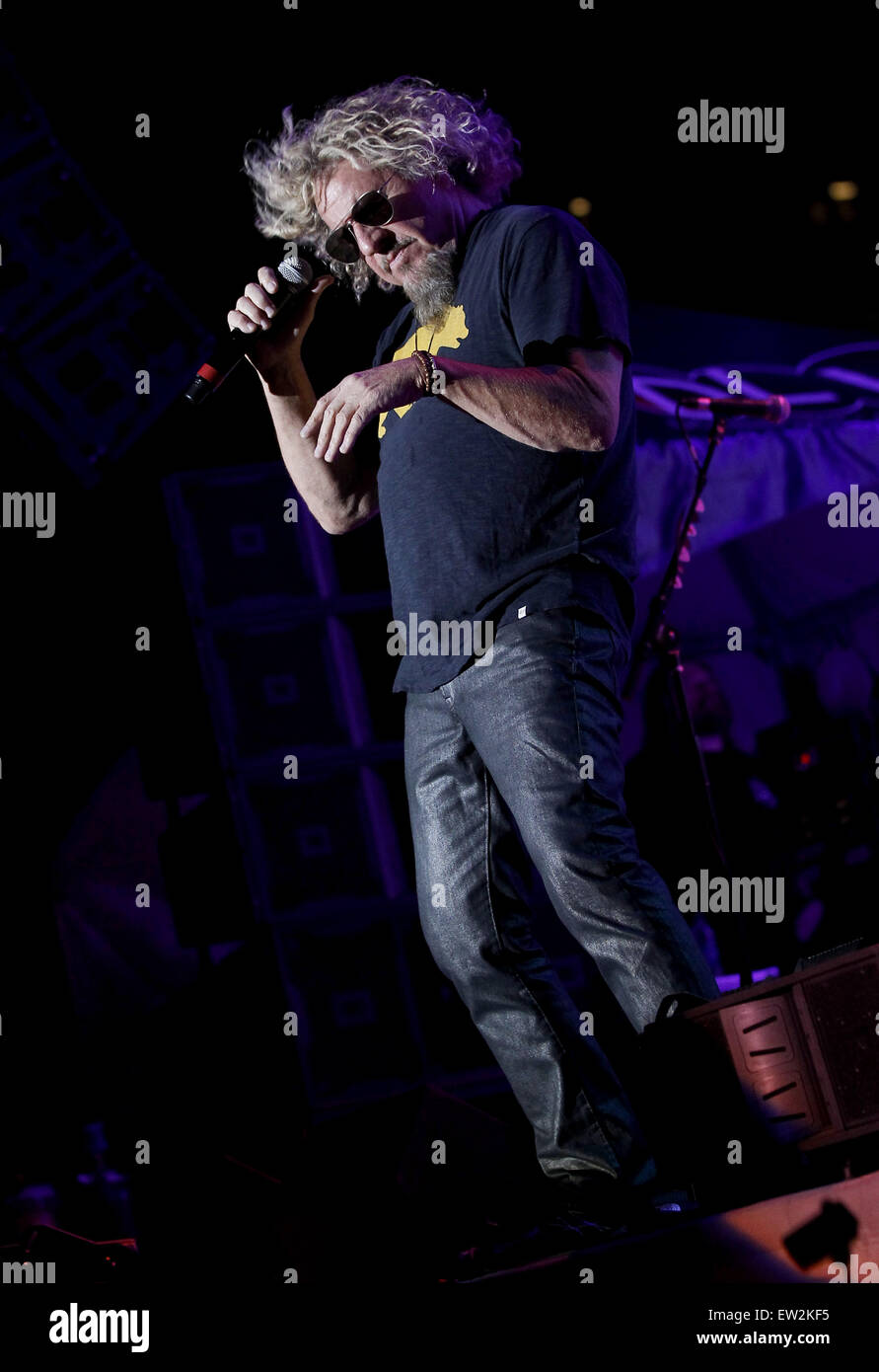 Sammy Hagar & The Circle perform live at the Las Vegas Events Center ...