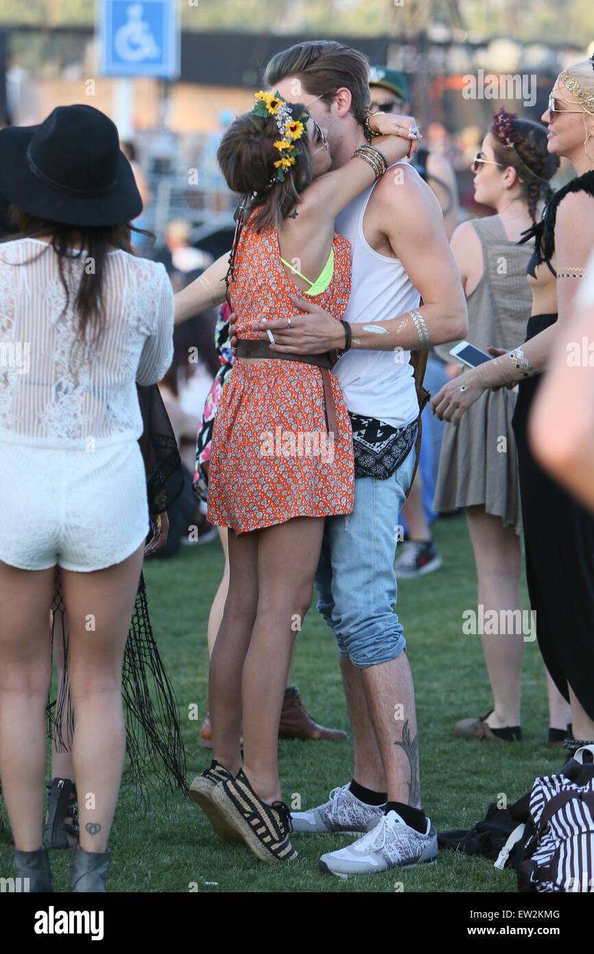 Celebrities at Coachella 2015 Featuring: Sarah Hyland Where: Indio ...
