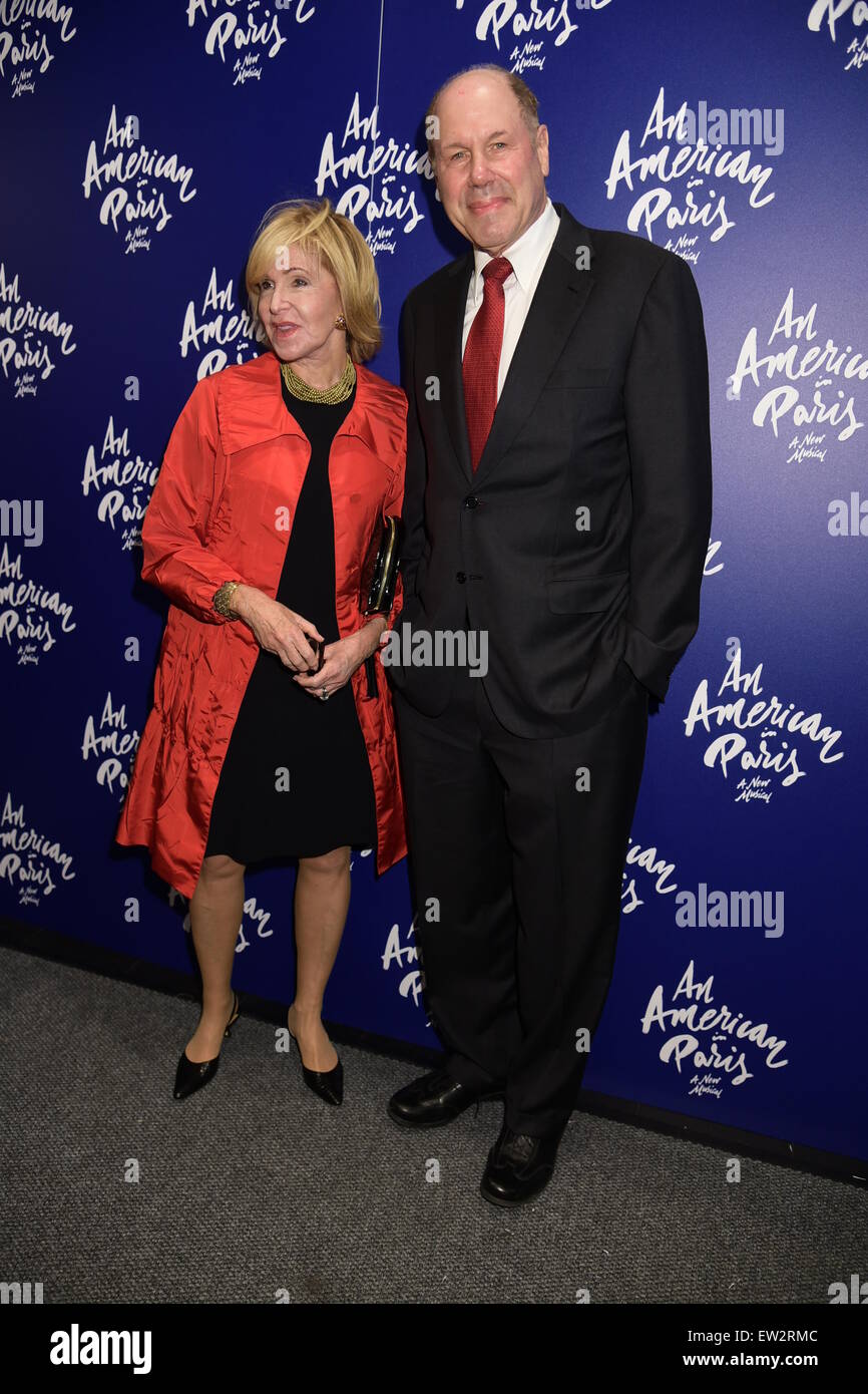 Opening night for 'An American in Paris' at the Palace Theatre ...