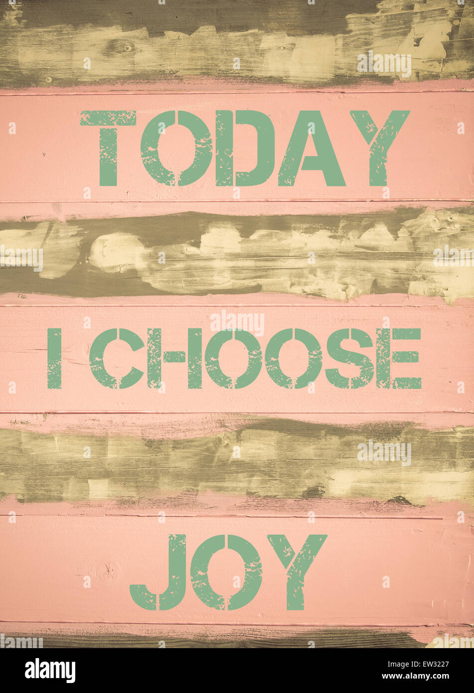Concept image of TODAY I CHOOSE JOY motivational quote written on ...