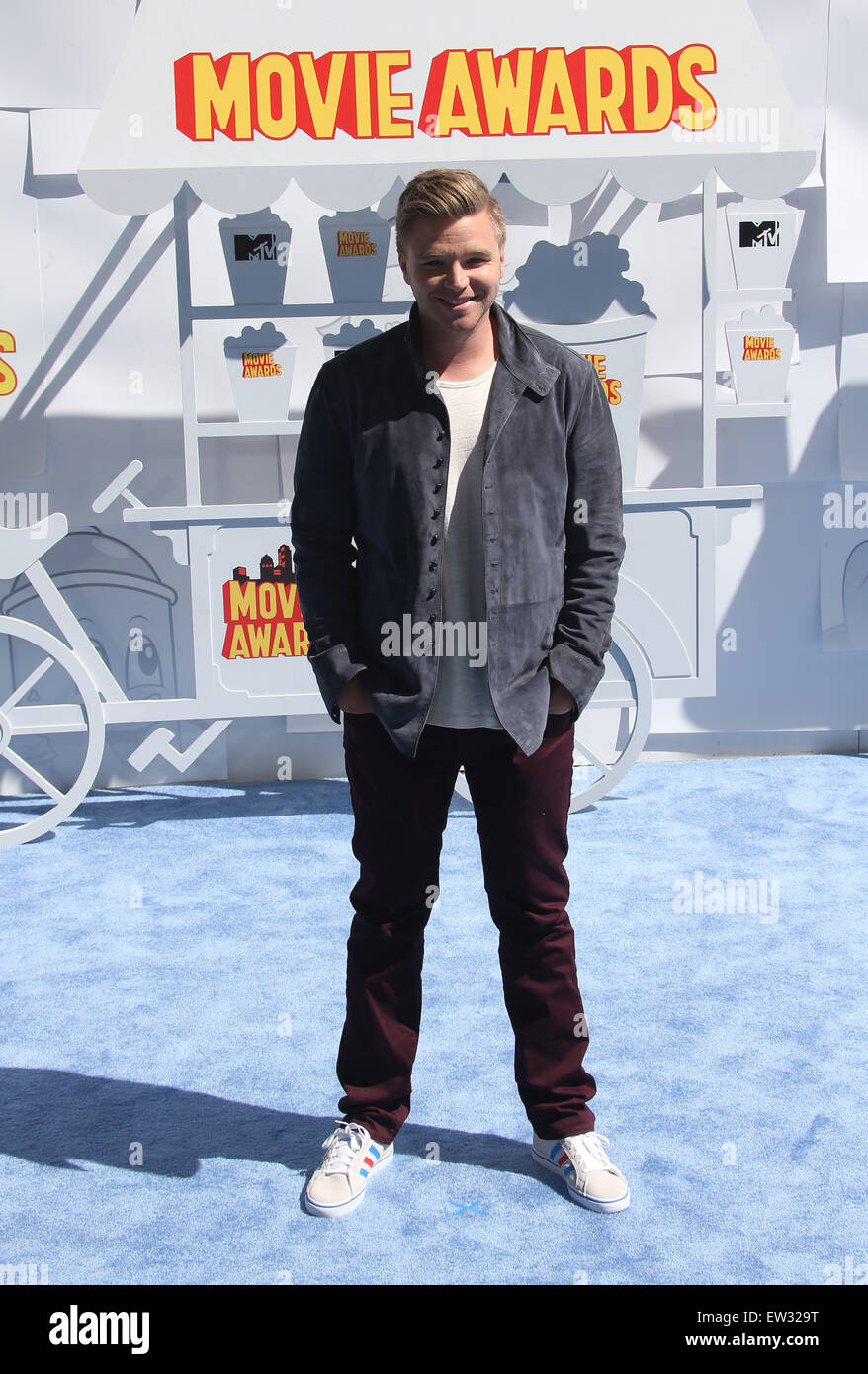 The 2015 MTV Movie Awards - Arrivals Featuring: Brett Davern Where: Los ...