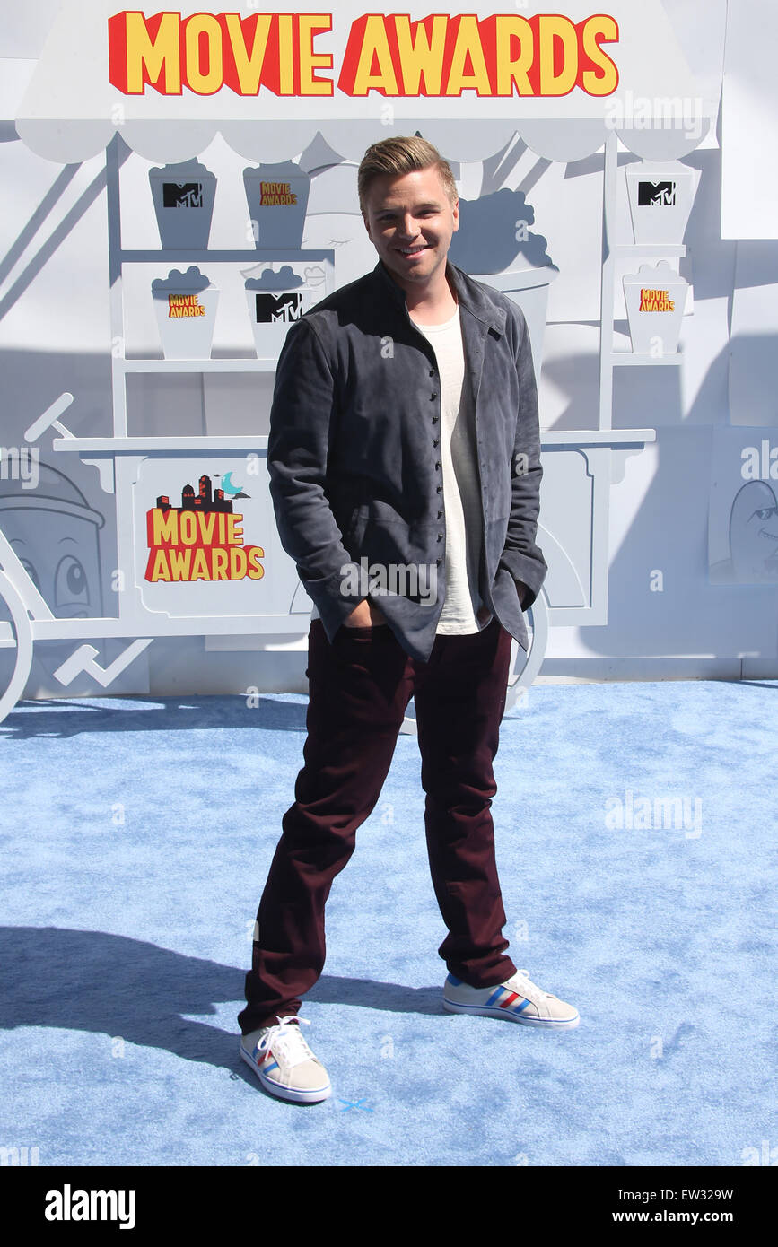 The 2015 MTV Movie Awards - Arrivals Featuring: Brett Davern Where: Los ...