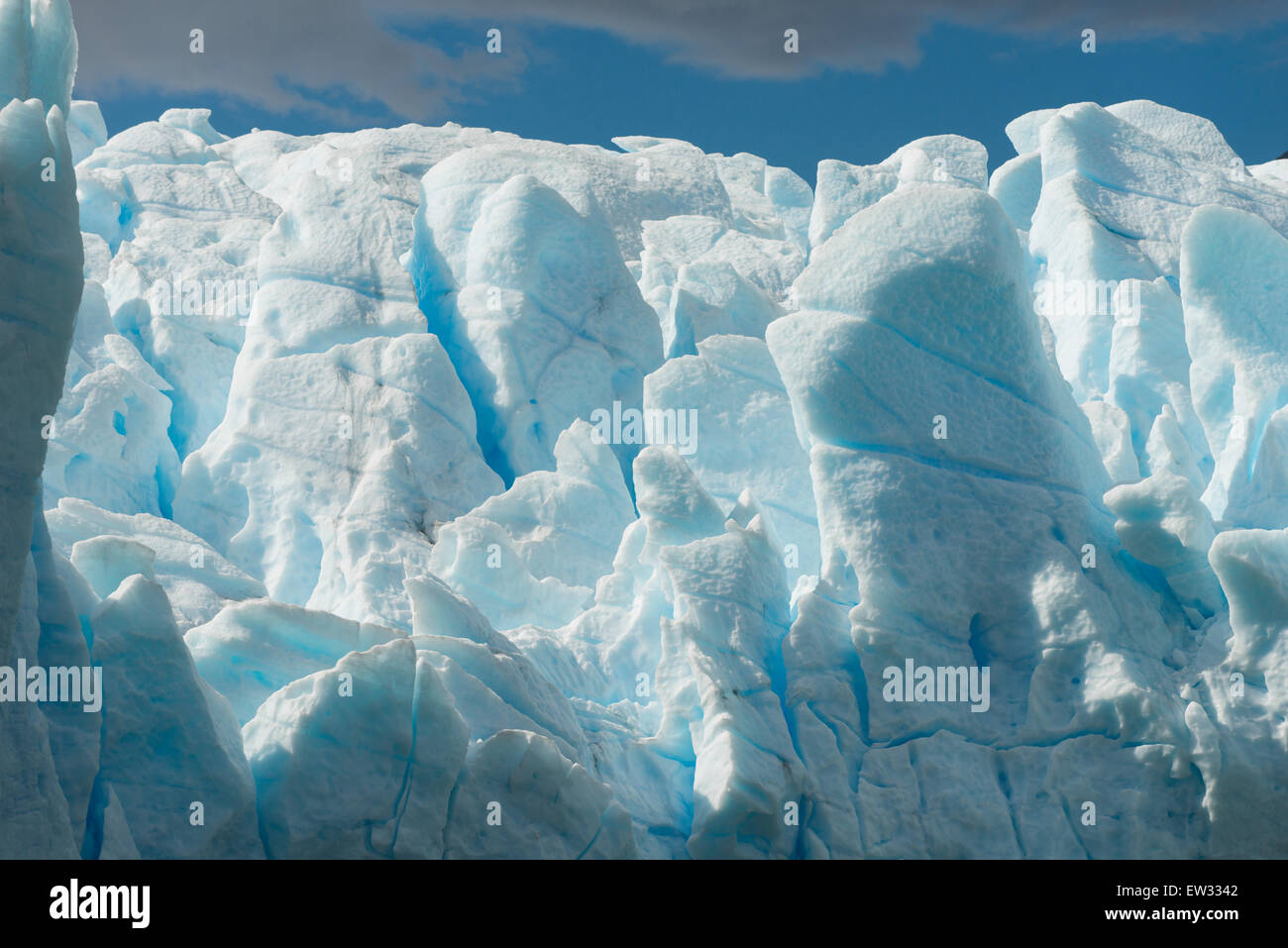 View of iceberg, Grey Glacier, Grey Lake, Torres del Paine National ...