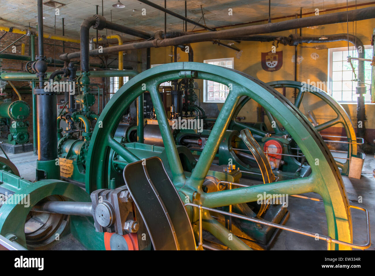 Boiler room piping, The Singular hotel, Puerto Natales, Patagonia ...