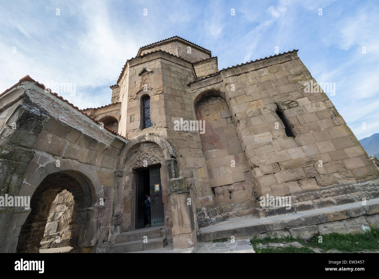 UNESCO World Heritage 6th century Georgian Orthodox Jvari Monastery ...