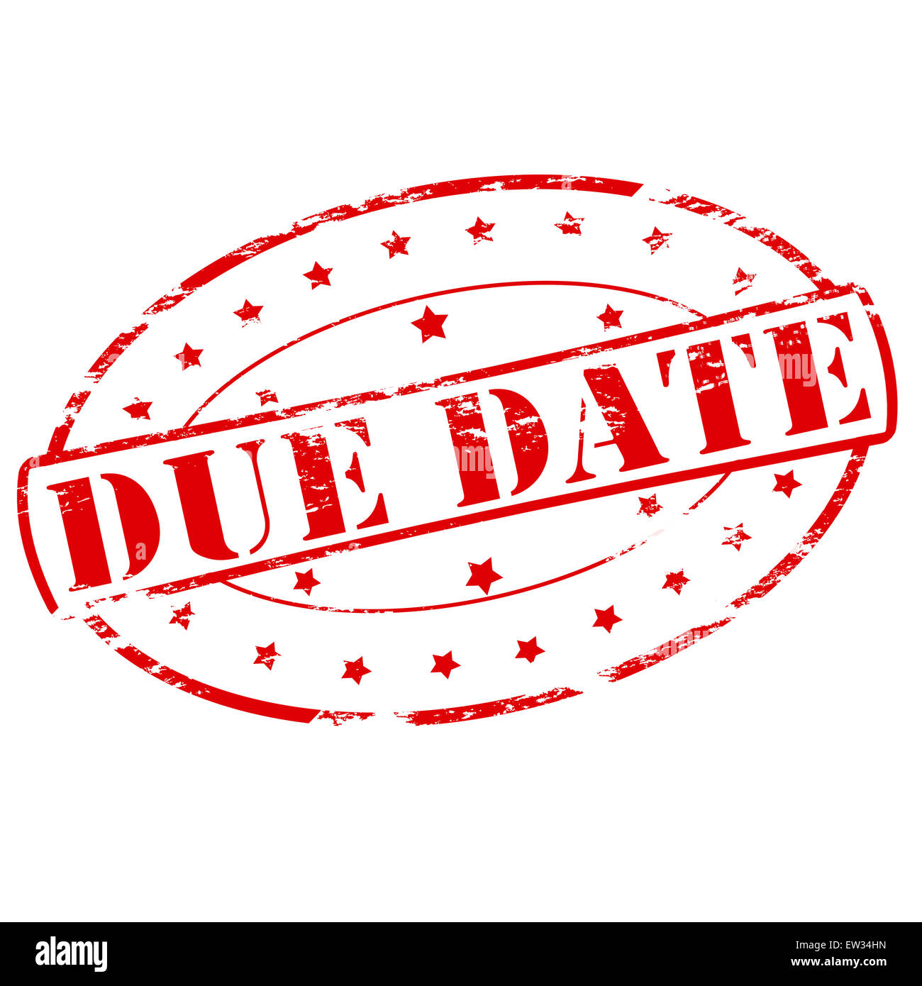 Rubber stamp with text due date inside, illustration Stock Photo - Alamy
