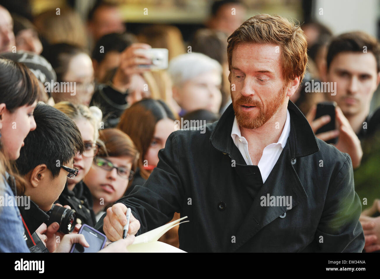 Celebrities attends the U.K Premiere of "A Little Chaos" at the Odeon ...