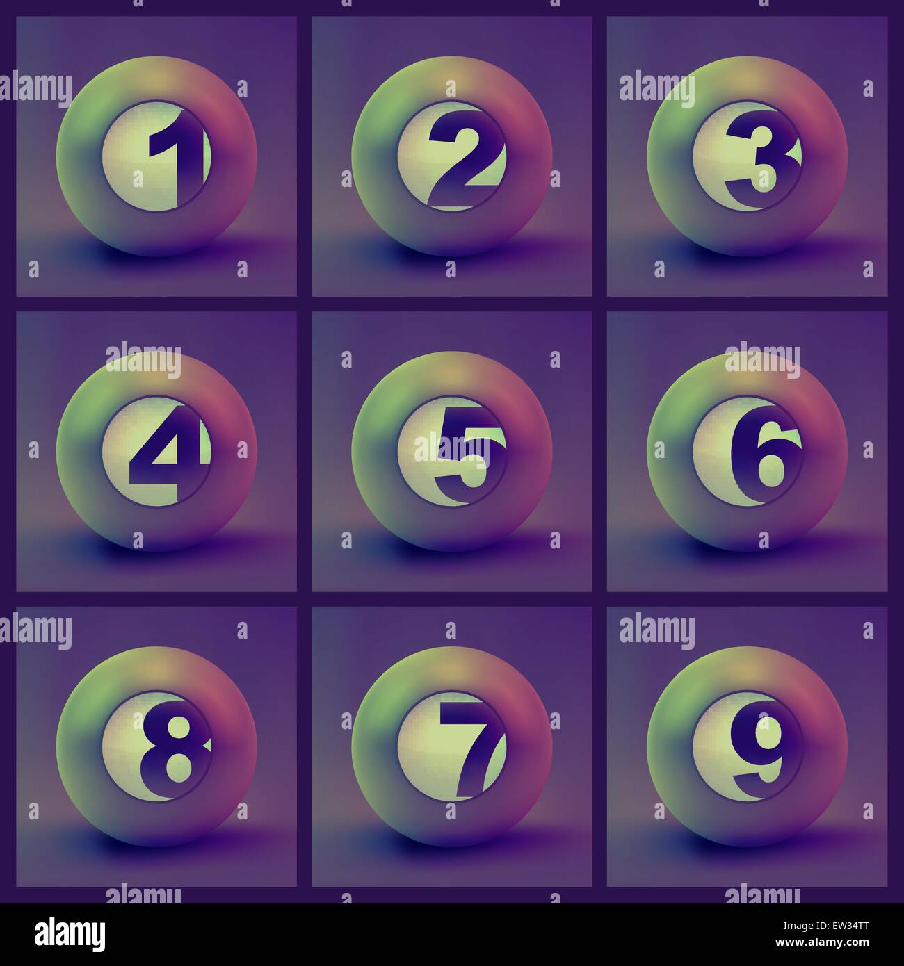 Number numbers three symbol figure hi-res stock photography and images ...