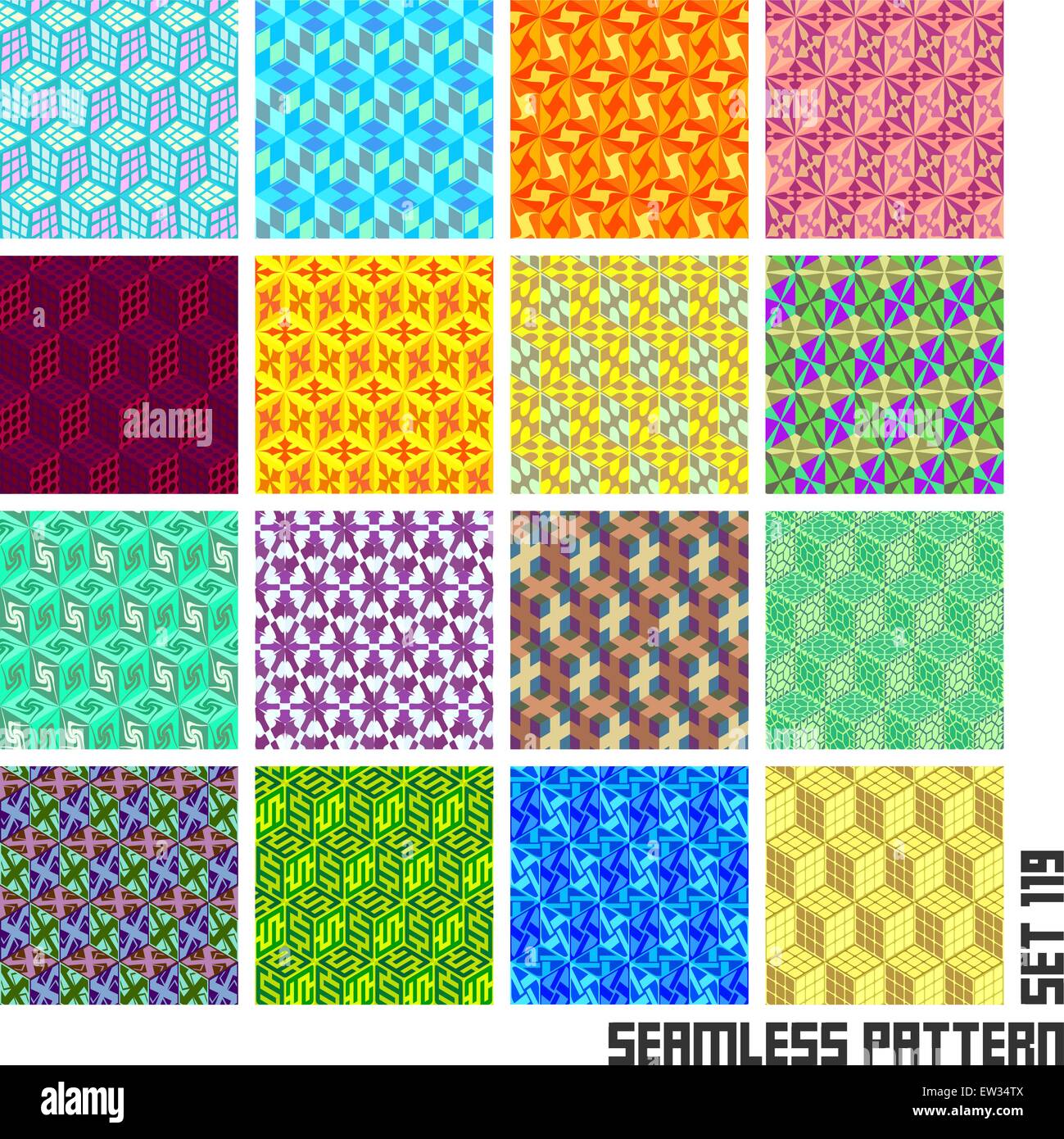 Seamless pattern. Abstract background. Great collection Stock Vector ...