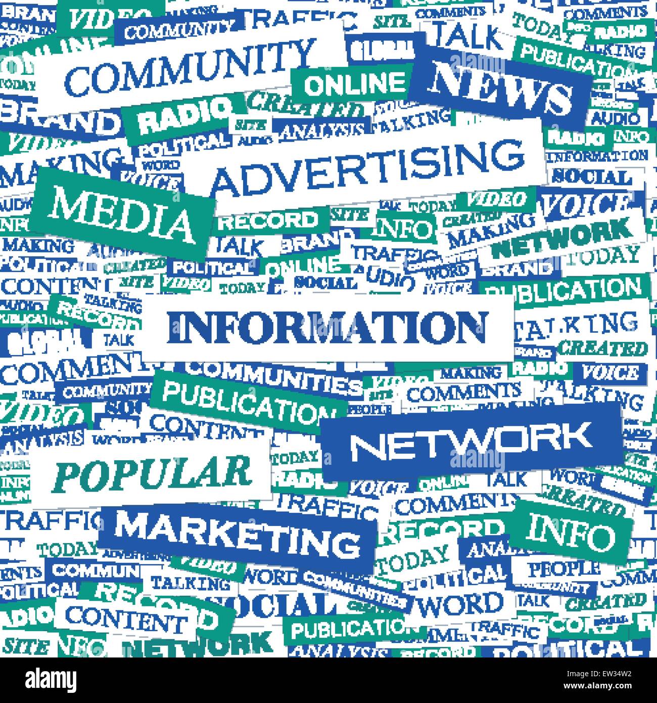 INFORMATION. Word cloud illustration. Tag cloud concept collage Stock ...