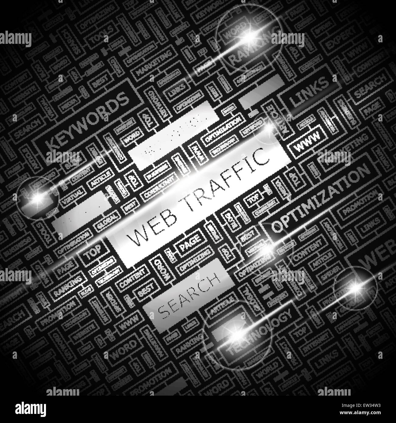 Business concept text traffic Stock Vector Images - Alamy