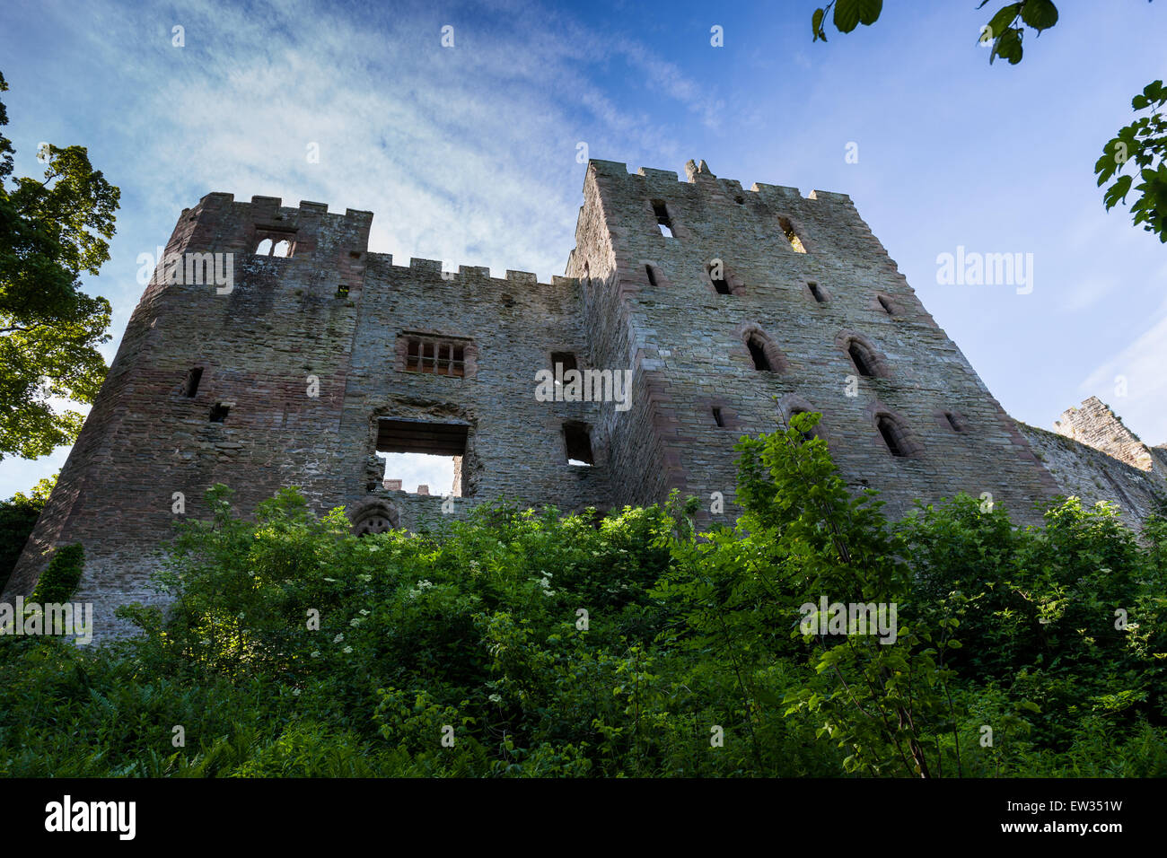 Ludlow castle, Ludlow, Shropshire, England, UK Stock Photo - Alamy