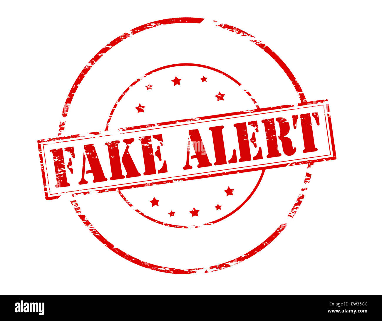 Rubber stamp with text fake alert inside, illustration Stock Photo - Alamy