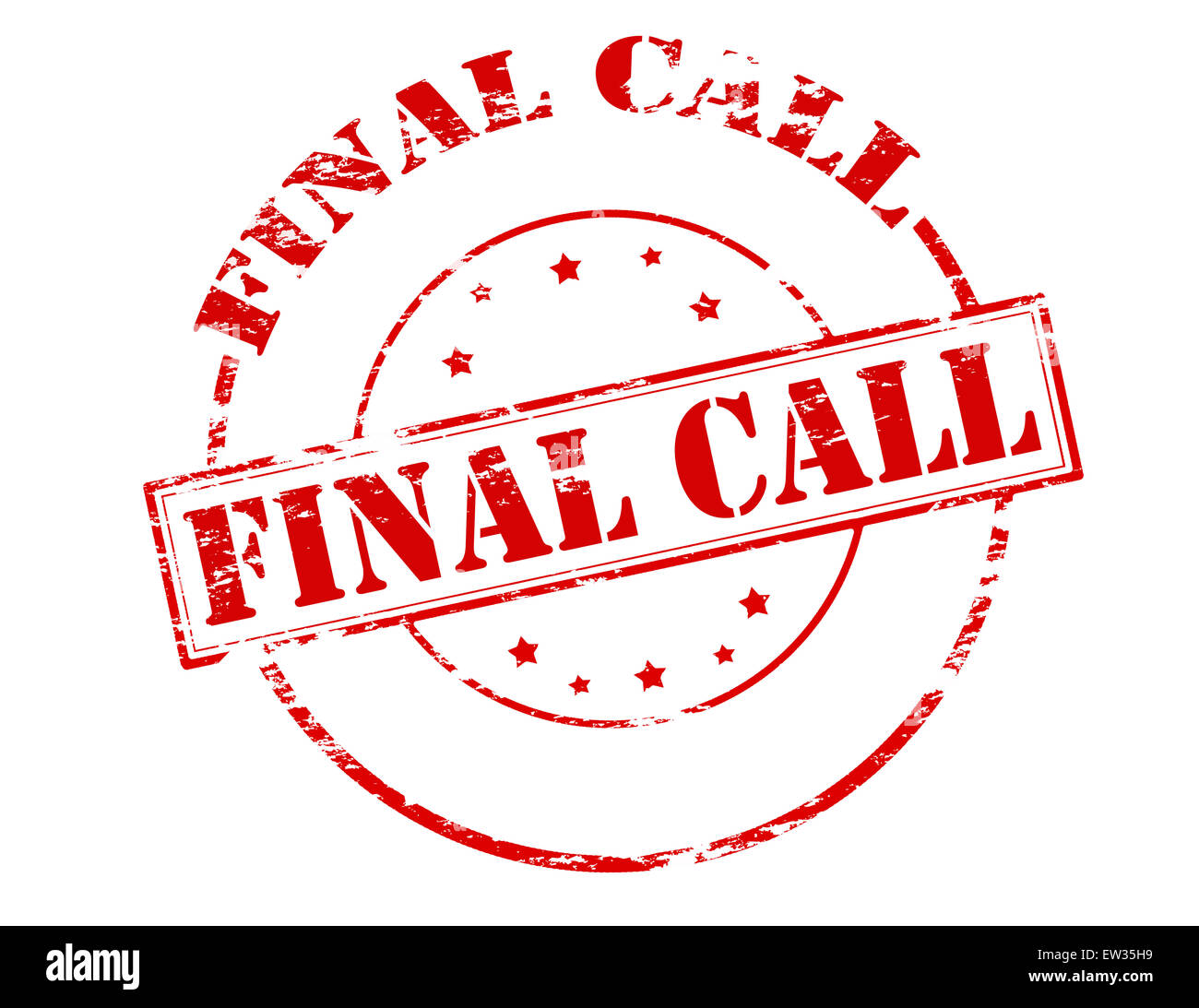 Final call stamp hi-res stock photography and images - Alamy