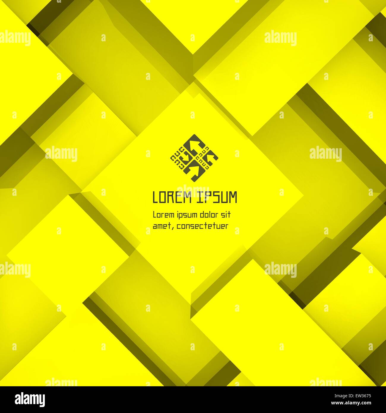 3d blocks structure background. Abstract illustration Stock Vector ...