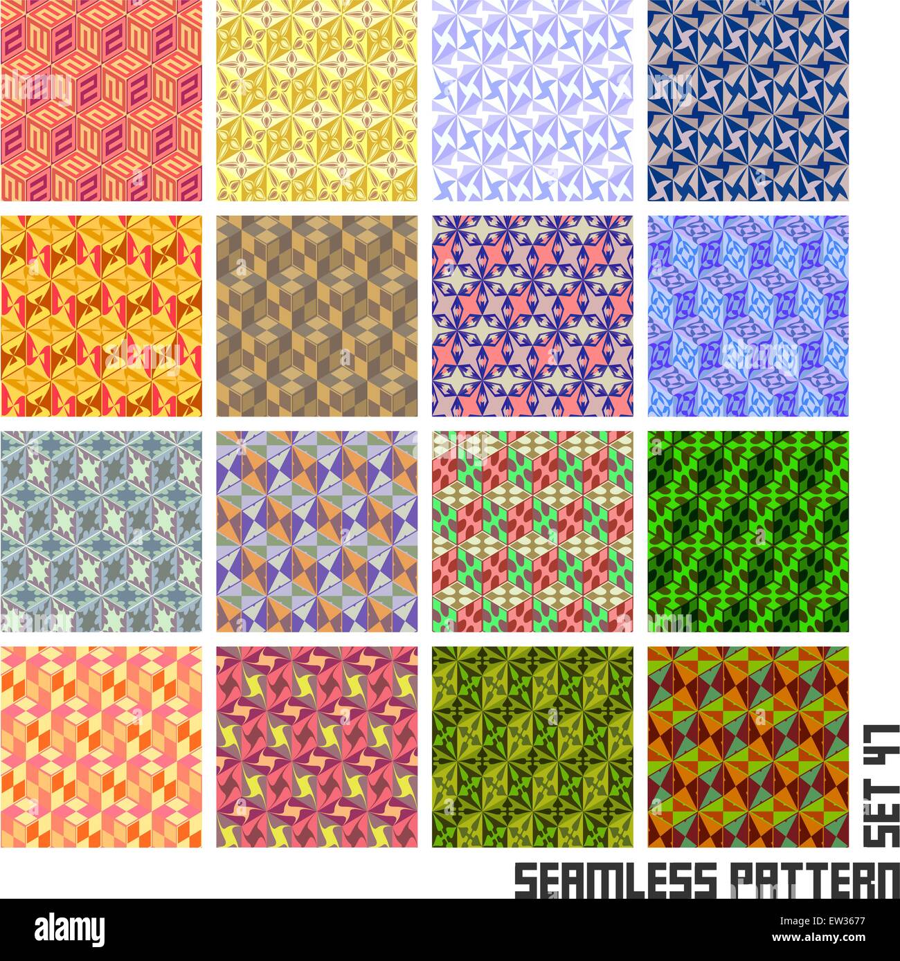 Seamless pattern. Abstract background. Great collection Stock Vector ...