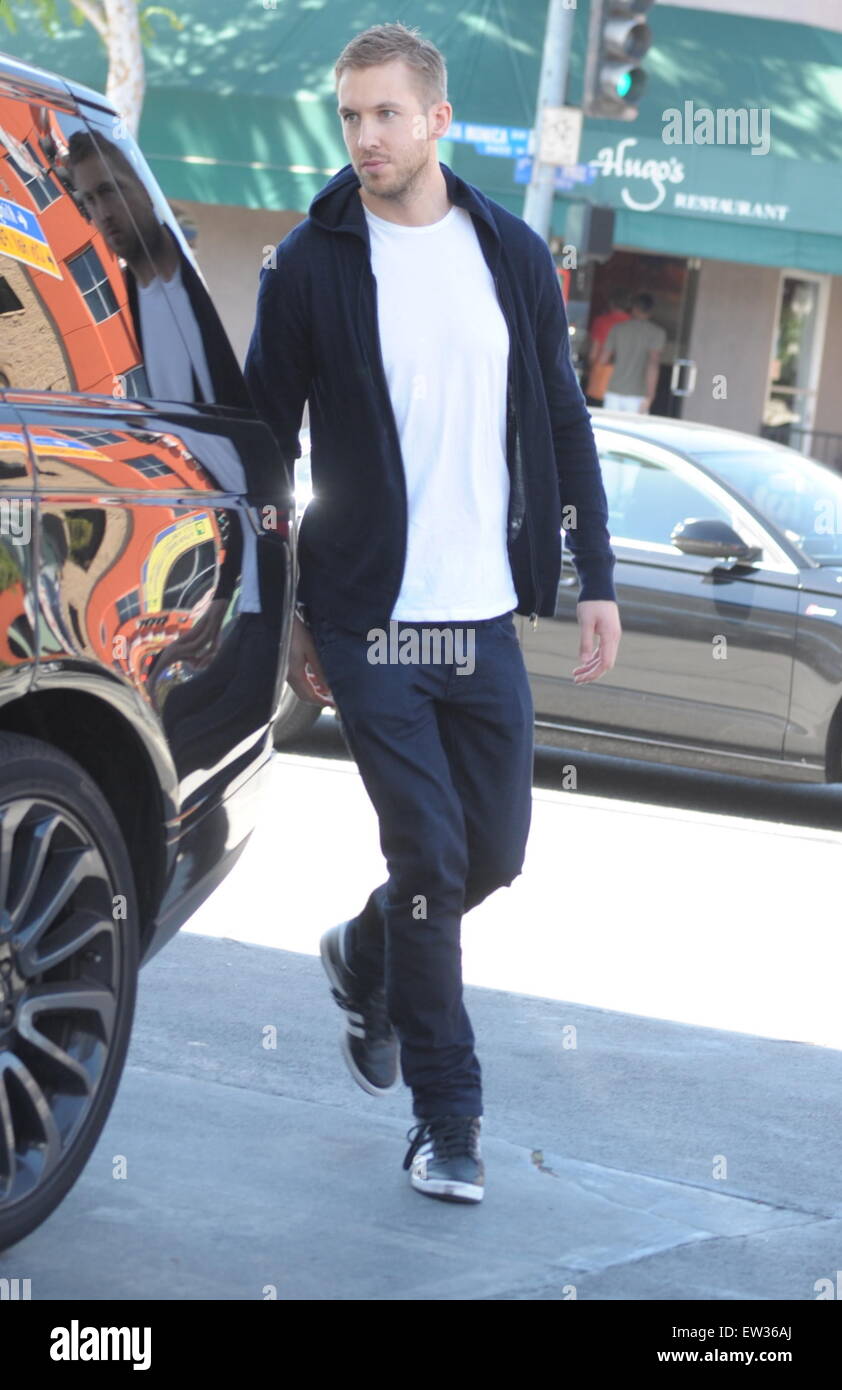 Calvin Harris goes shopping in Hollywood Featuring: Calvin Harris Where ...