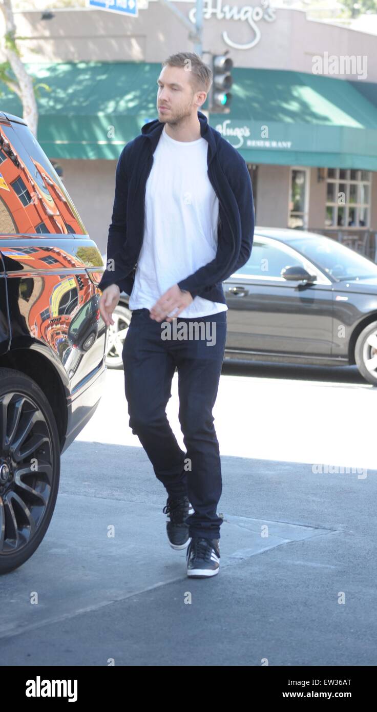 Calvin Harris goes shopping in Hollywood Featuring: Calvin Harris Where ...