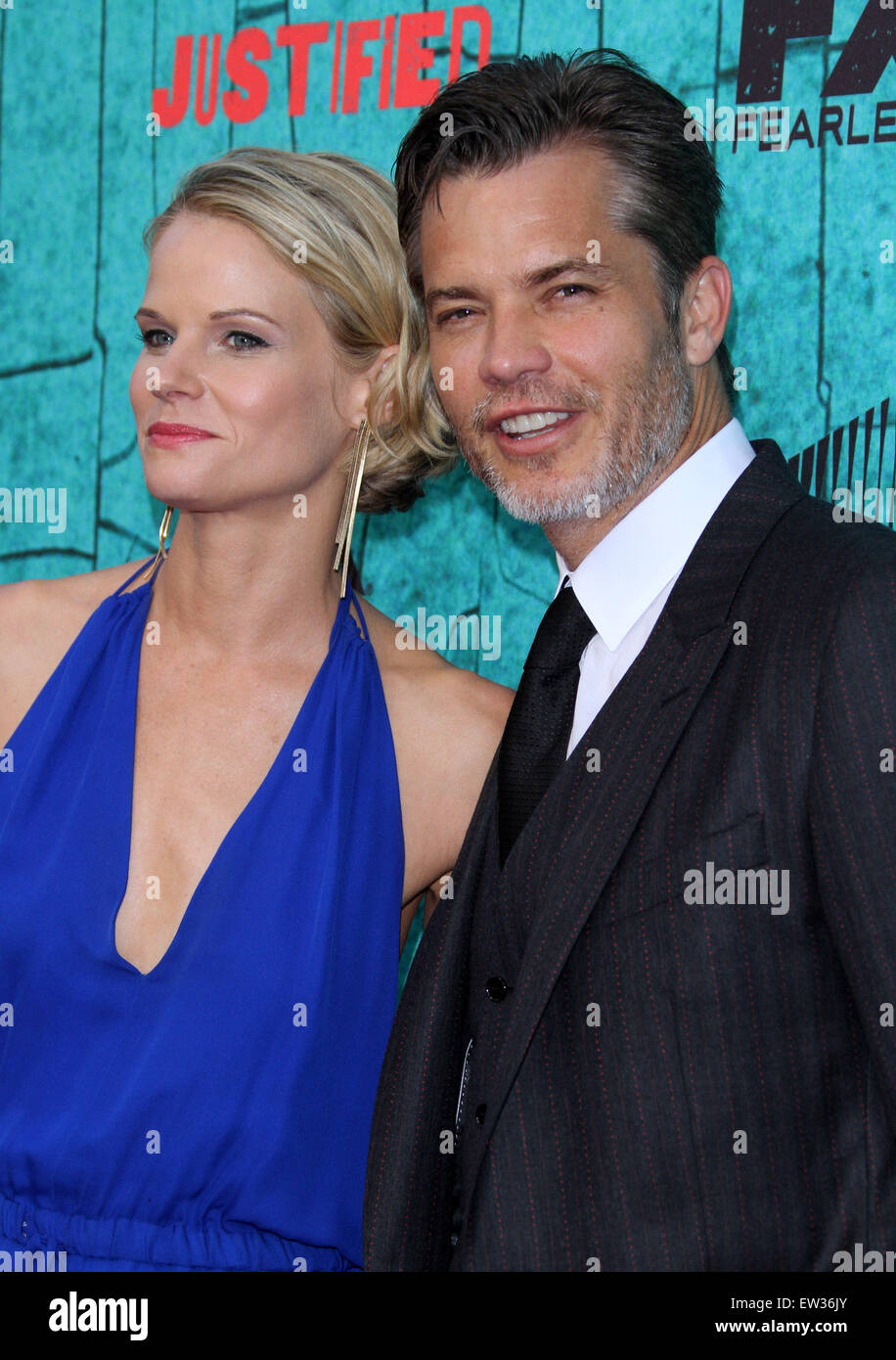 FX "Justified" Series Finale Event held at Ricardo Montalban Theatre Featuring: Joelle Carter ...