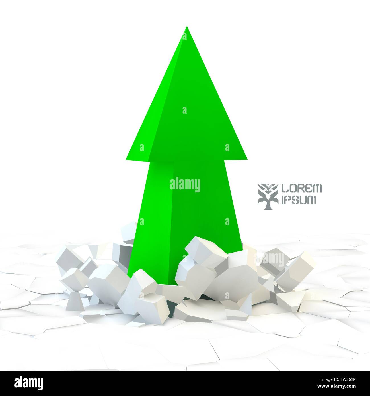 3D arrow. Vector illustration Stock Vector Image & Art - Alamy