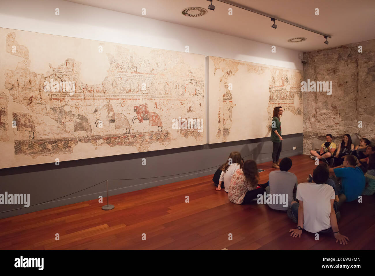 Spain, Barcelona, the History of the City Museum - MUHBA Stock Photo - Alamy