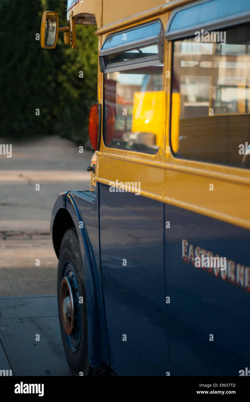 Vintage British buses Stock Photo - Alamy