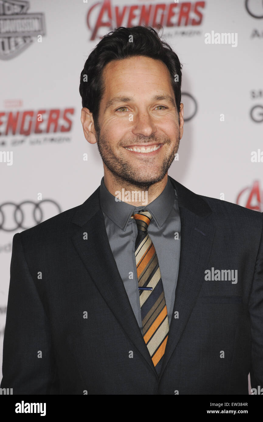 Film Premiere of Avengers Age of Ultron Featuring: Paul Rudd Where: Los ...