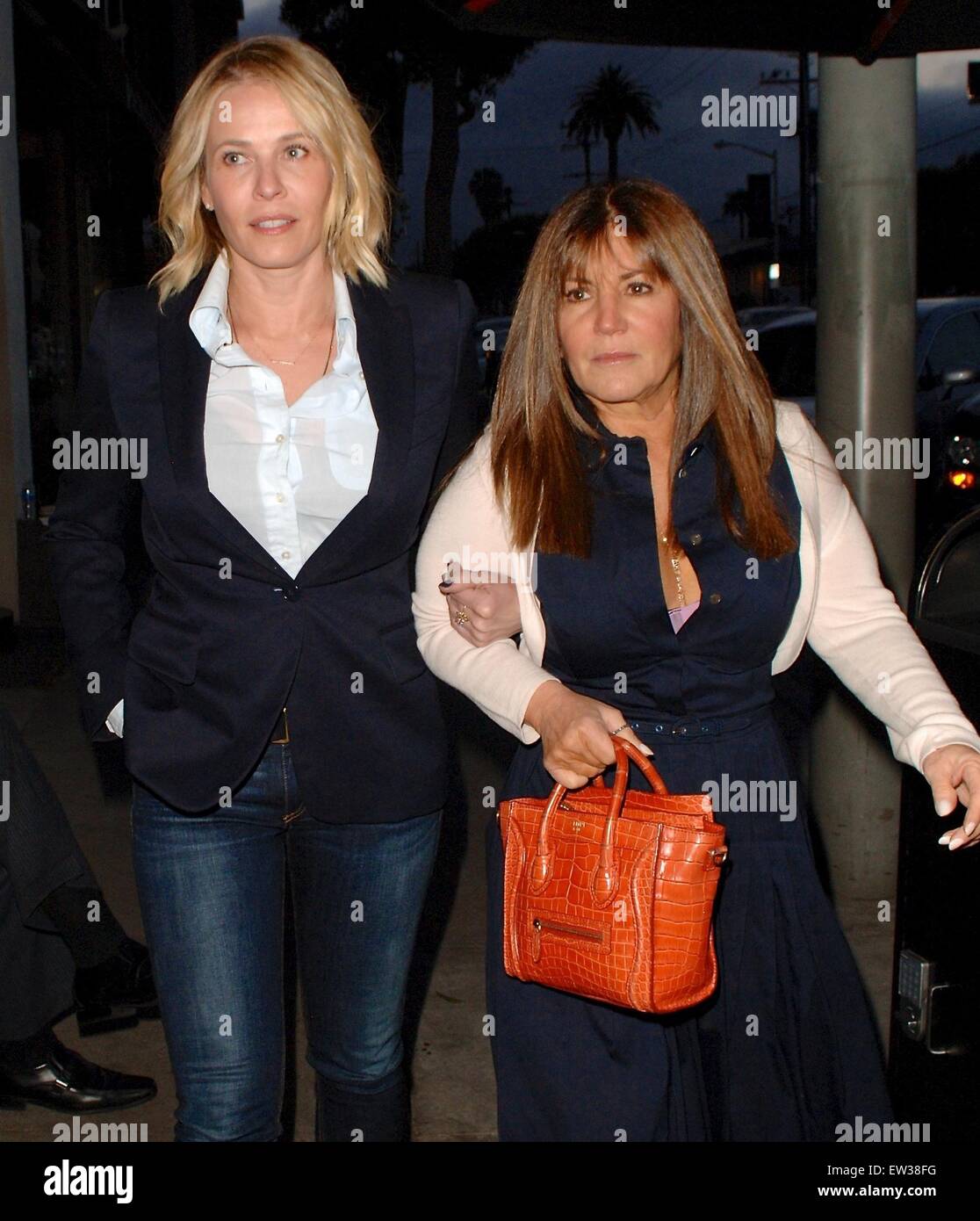 Chelsea Handler visits Craig's restaurant with a friend Featuring ...