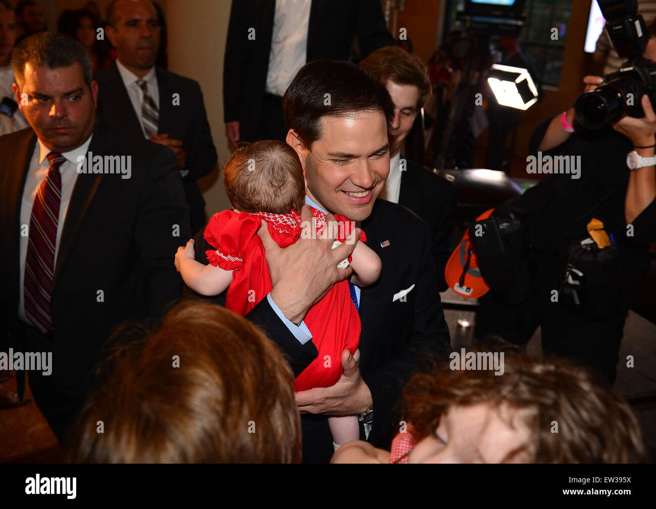 Republican Florida U.S. Senator Marco Rubio speaks as he announces his ...
