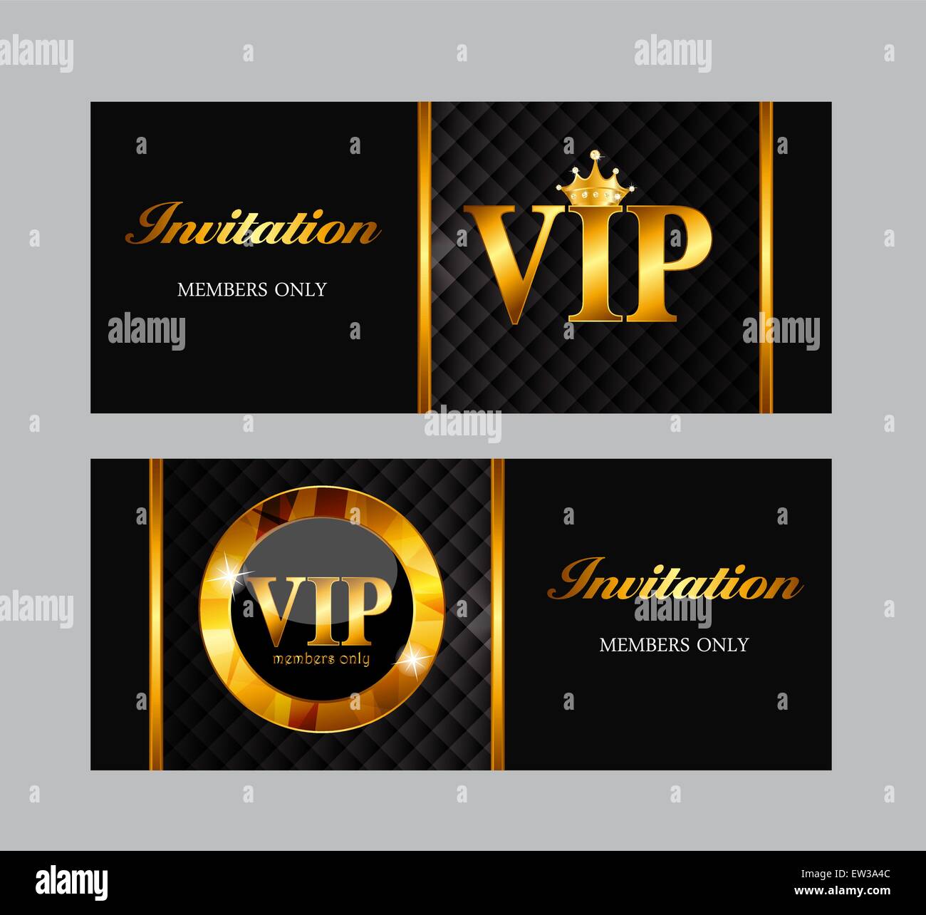 VIP Members Card Vector Illustration Stock Vector Image & Art - Alamy