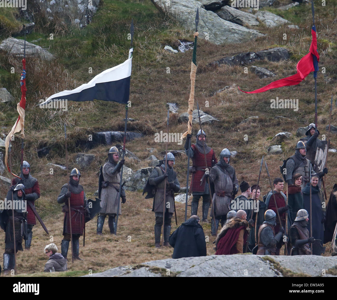 Filming 'The Knights of the Round Table:King Arthur' in Wales Featuring ...