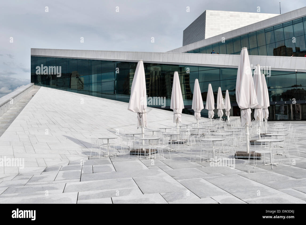 The Oslo Opera House (Operahuset), Oslo, Norway. Designed by the ...