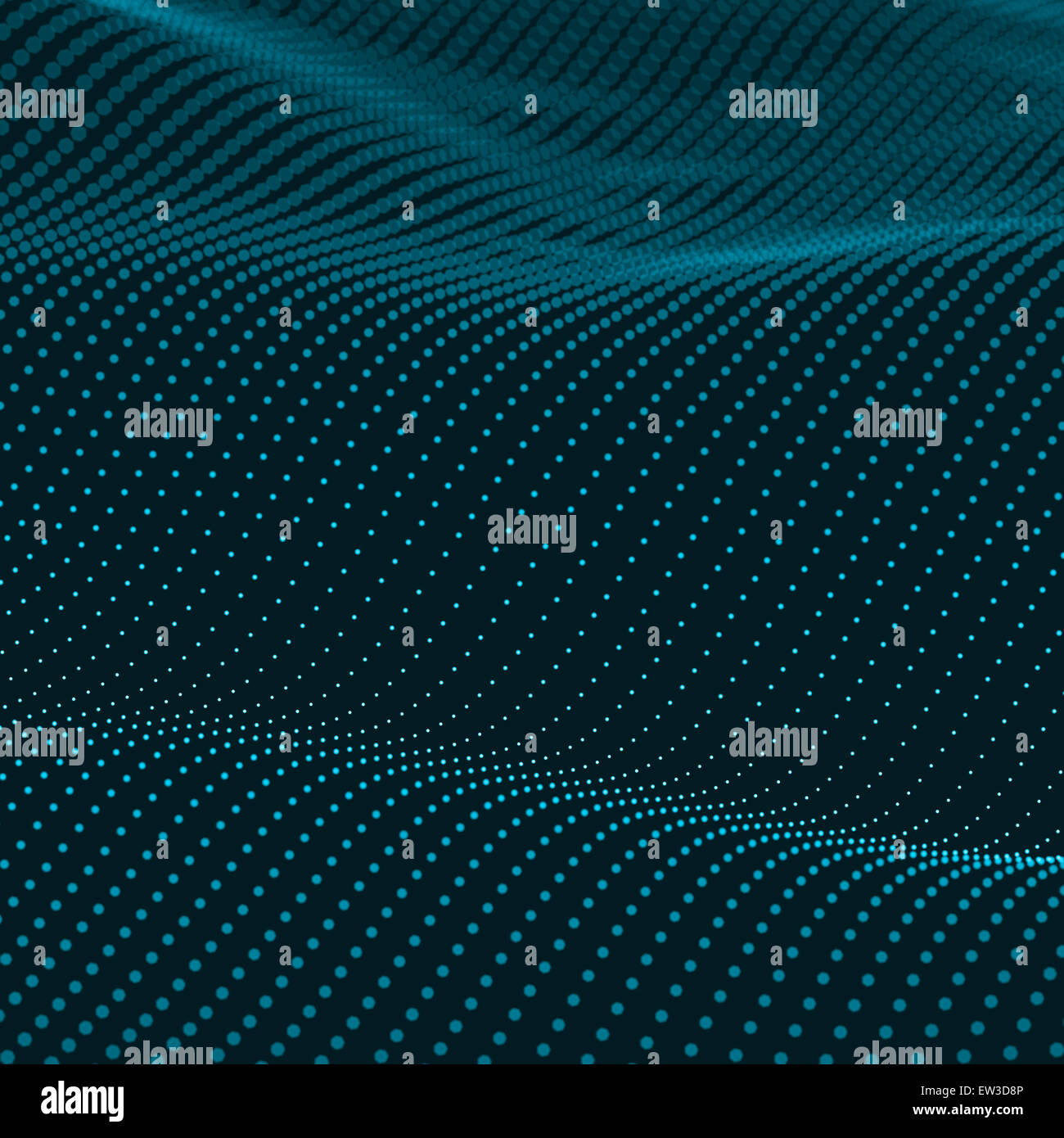 Abstract bokeh dots waves Stock Photo - Alamy