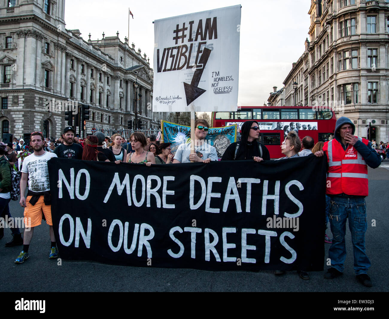 Hundreds of protesters marched through Central London to protest ...