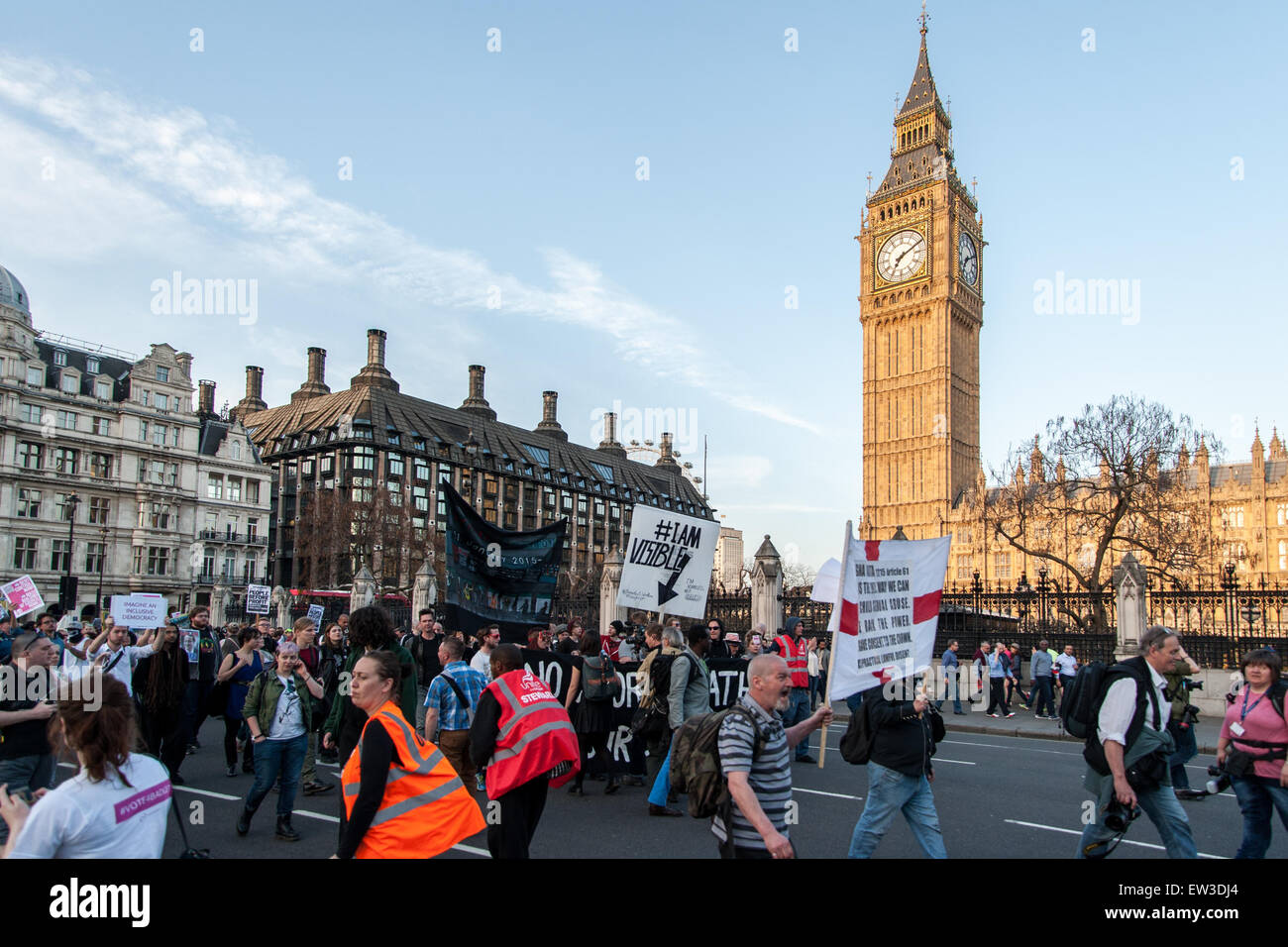 Hundreds of protesters marched through Central London to protest ...