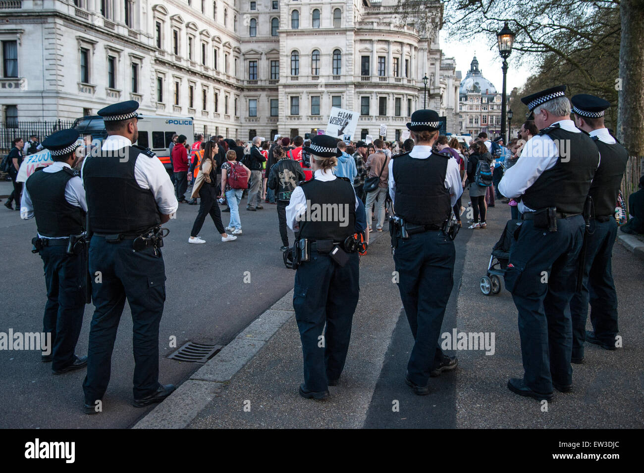 Hundreds of protesters marched through Central London to protest ...