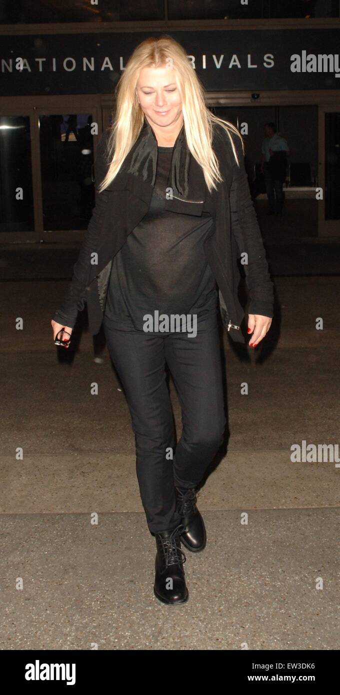 Sheryl Lowe, actor Rob Lowe's wife, at Los Angeles International ...