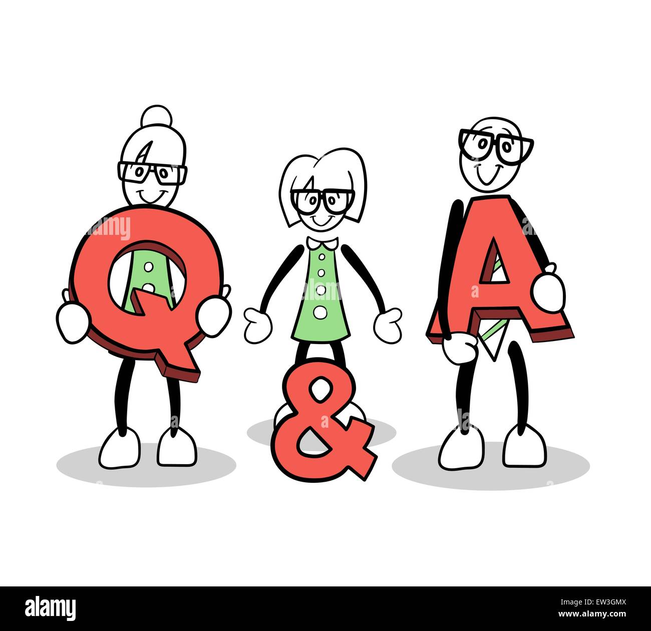 Customer service cartoons hi-res stock photography and images - Alamy